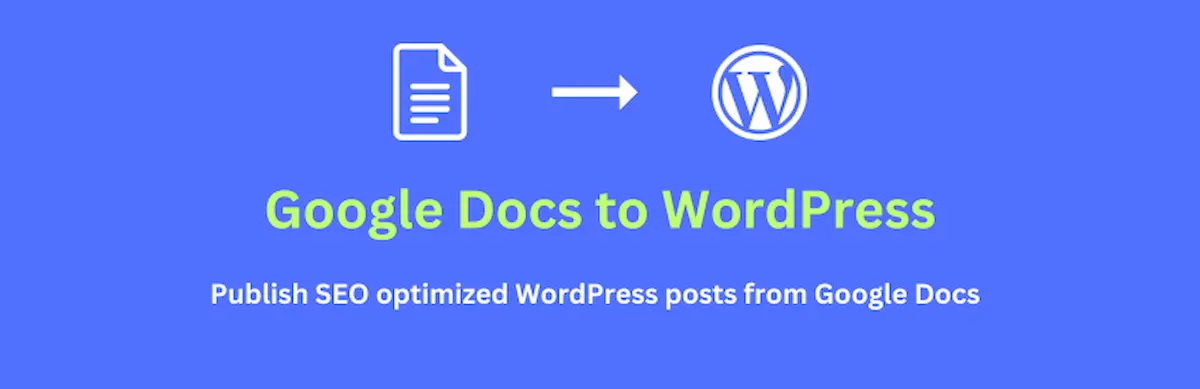 Google Docs to Wordpress